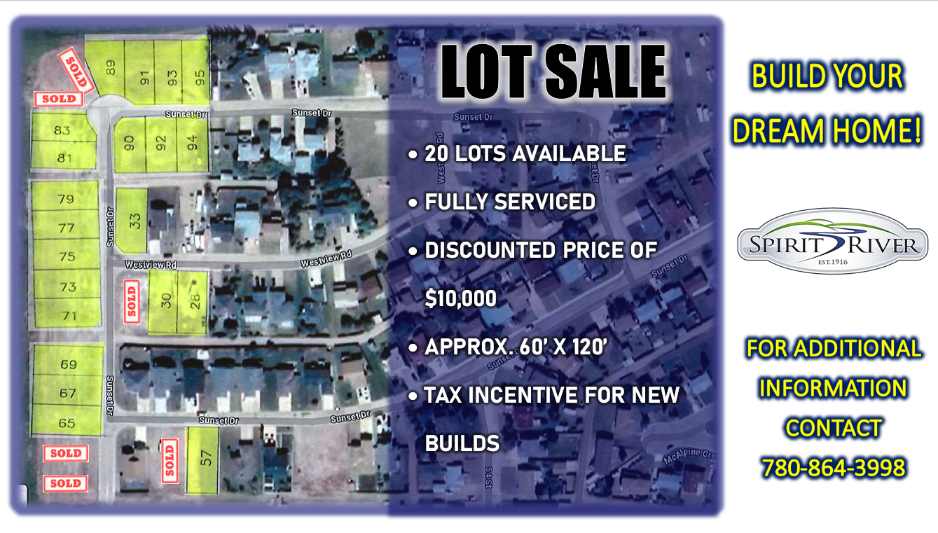 Lot Sales - Spirit River